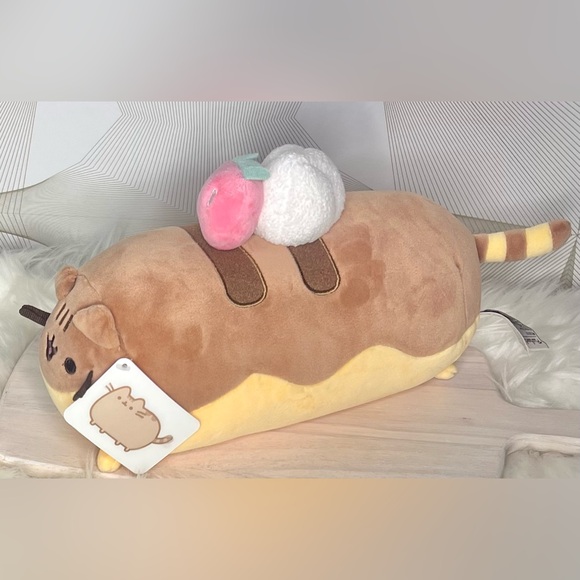 Gund | Toys | Pusheen Cat Eclair With A Dollop Of Whip Cream And ...
